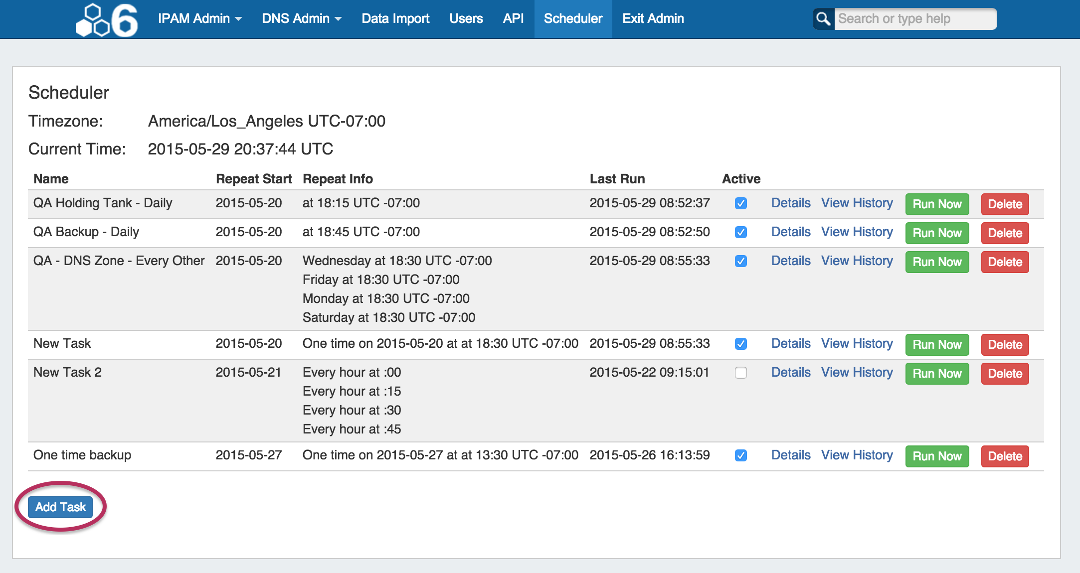 Scheduler - Documentation 5.1.0 - 6connect Documentation
